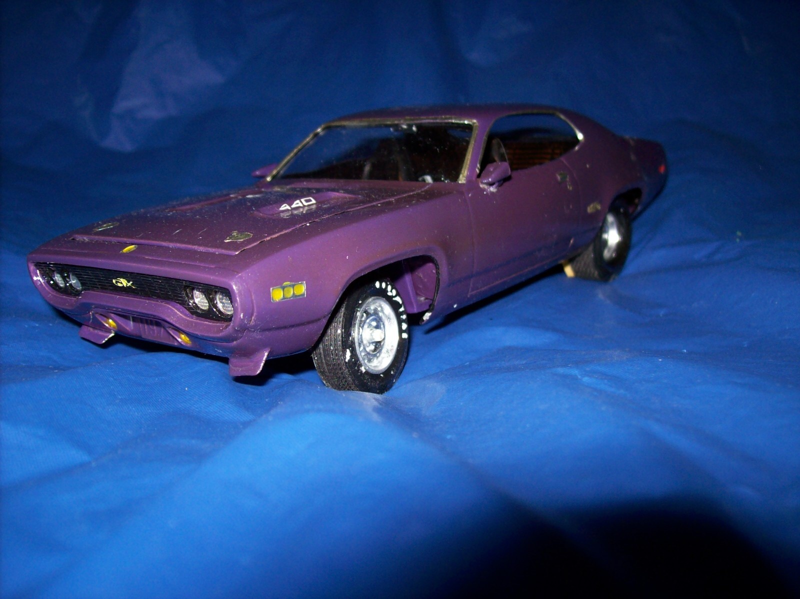 MPC VINTAGE 71 PLYMOUTH ROADRUNNER/GTX BUILT PLASTIC MODEL KIT 1/25 PRO ...