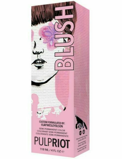 Pulp Riot Semi-Permanent Color Blush Hair Color, Light Pink - 4oz for ...