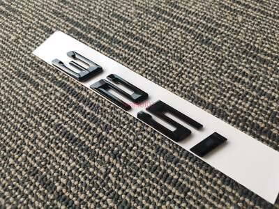 Gloss Black For BMW 3 325i Badge Rear Trunk Tailgate Emblem Decal ...
