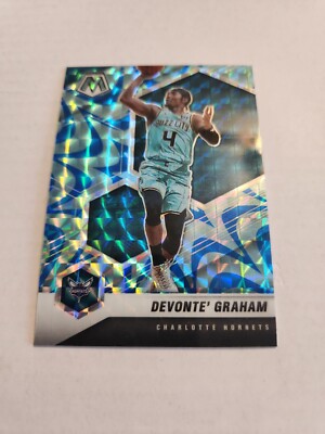 devonte graham 2020/21 PANINI MOSAIC #196 BLUE REACTIVE HORNETS | eBay