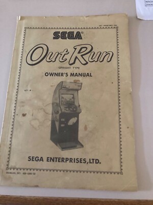 Out Run Arcade Manual | eBay