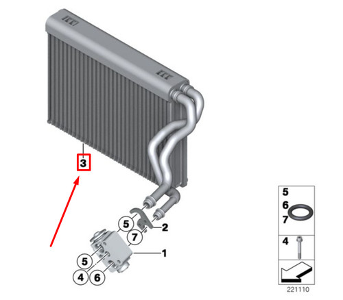 NEW BMW 3 E90 A/C EVAPORATOR 9290888 64119290888 ORIGINAL | eBay