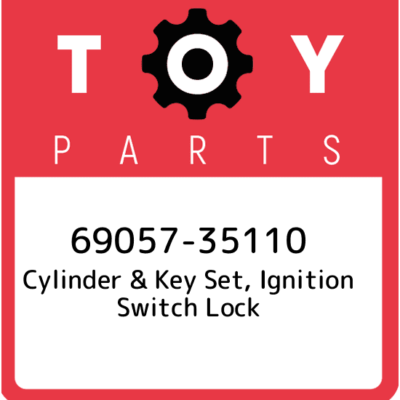 69057-35110 Toyota Cylinder & key set, ignition switch lock 6905735110 ...