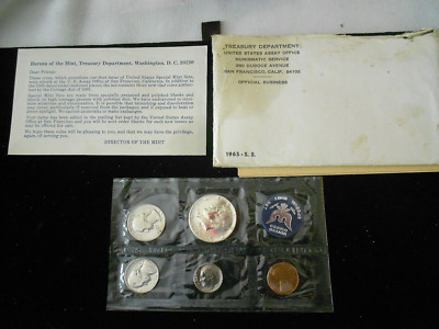 { 1965 sms Special Mint Set Sealed with Envelope | eBay