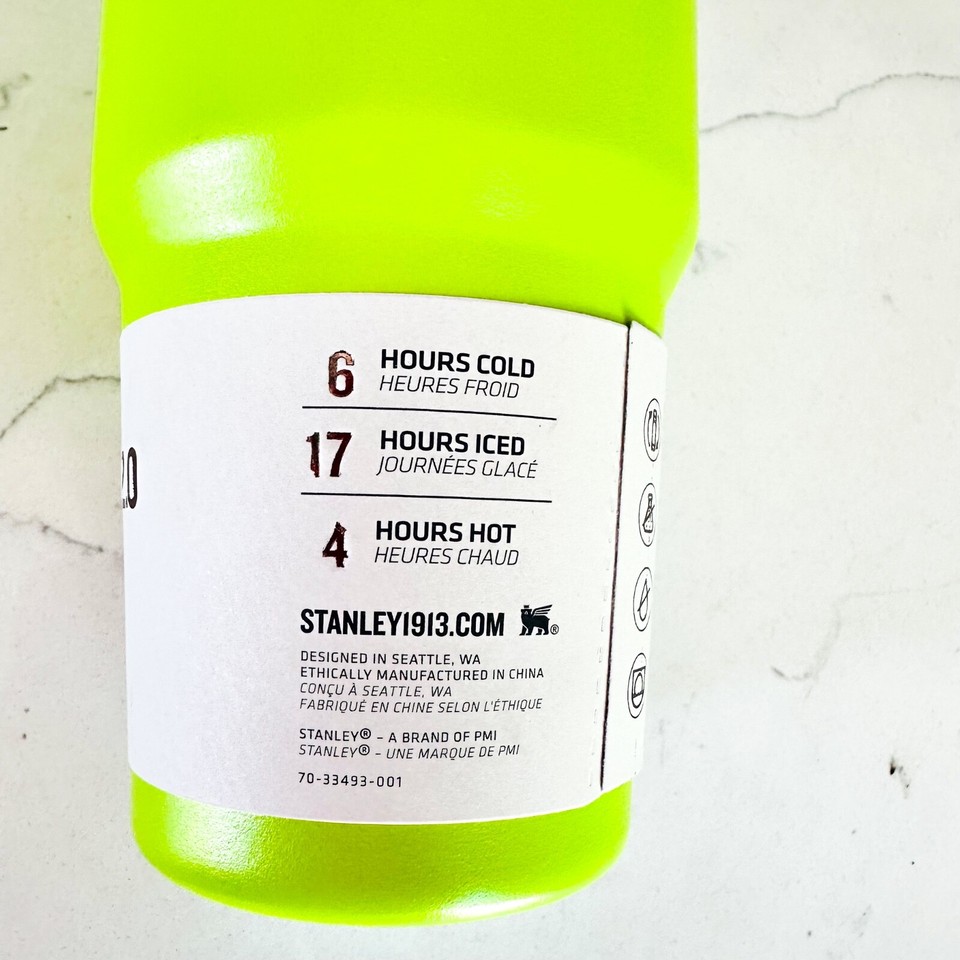 NEW Stanley 14 oz Stainless Steel H2.0 Flowstate Quencher Tumbler ...