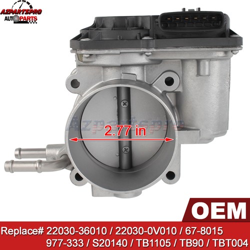 For 2009-2017 Toyota Rav4 Throttle Body Assembly 22030-0V010 22030 ...