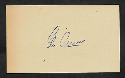 Gene Cernan Astronaut Autograph Reprint On Original Period 1960s 3X5 ...