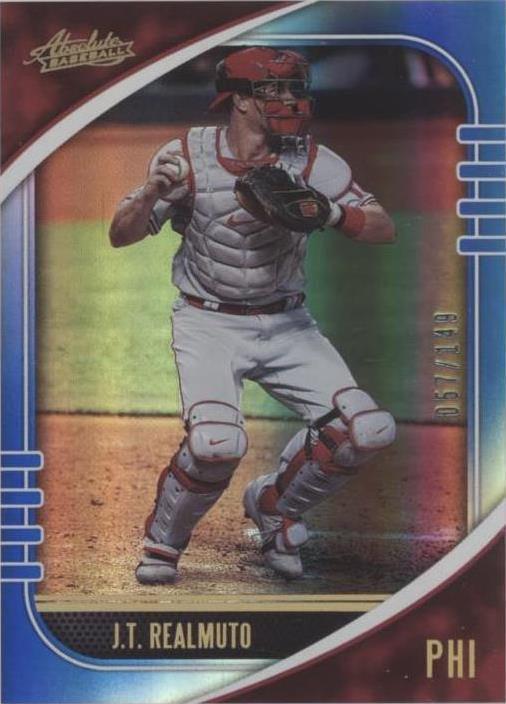 2021 Panini Absolute - J.T. Realmuto #59 Spectrum Blue /149 for sale ...