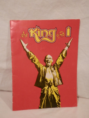The King and I Souvenir Program Book 1981 Yul Brenner Patricia Marand ...