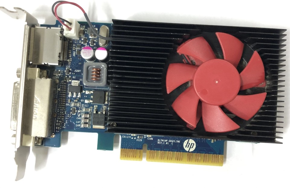 HP NVIDIA GEFORCE GT730 2GB Video Card 802315-001 half height SFF Low ...