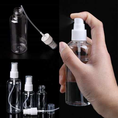 50/30pc 20-100ML Clear Plastic Perfume Atomizer Empty Spray Bottle ...