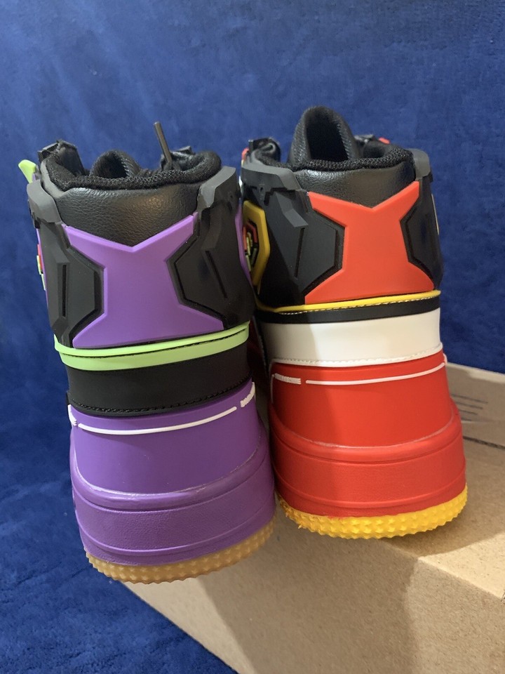 Custom AJ1 Evangelion Unit1-2 anime sneaker artwork shoes size EU45 ...