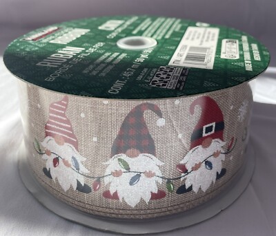 Kirkland Christmas Wire Edged Ribbon: 45.7m/ 50 yd / 50v- New Sealed | eBay