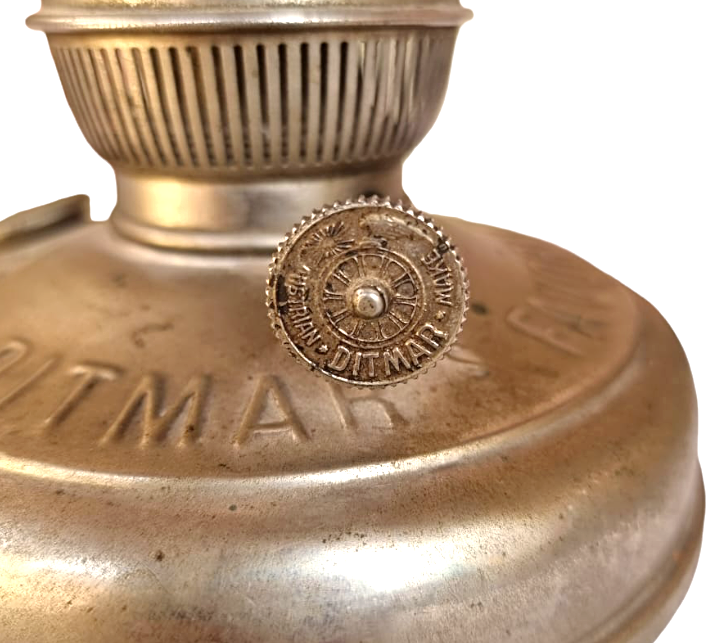 1900's Old Vintage Antique Brass Rare Favorite Lamp R. Ditmar Kerosene ...