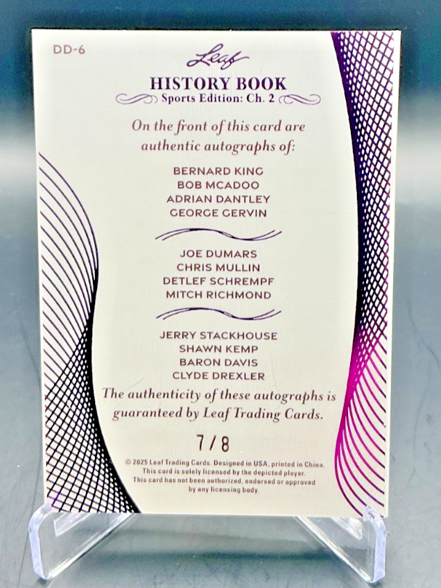 2025 Leaf History Book Dominant Dozen DREXLER STACKHOUSE KEMP BOOKLET ...