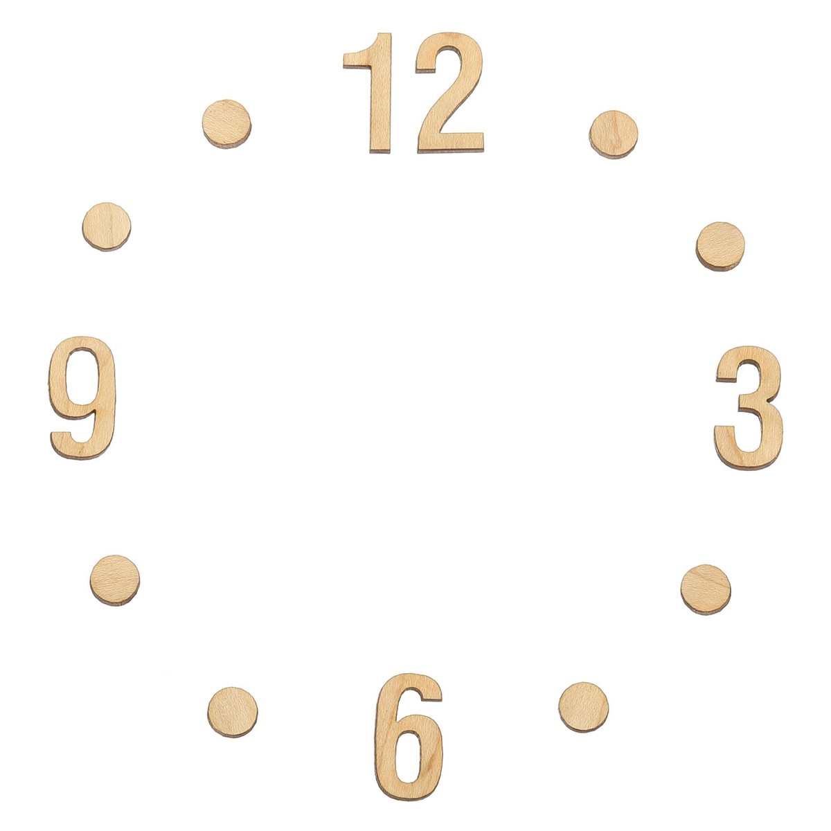 Printable Clock Numbers Blank Analog Clock | Educational Resources