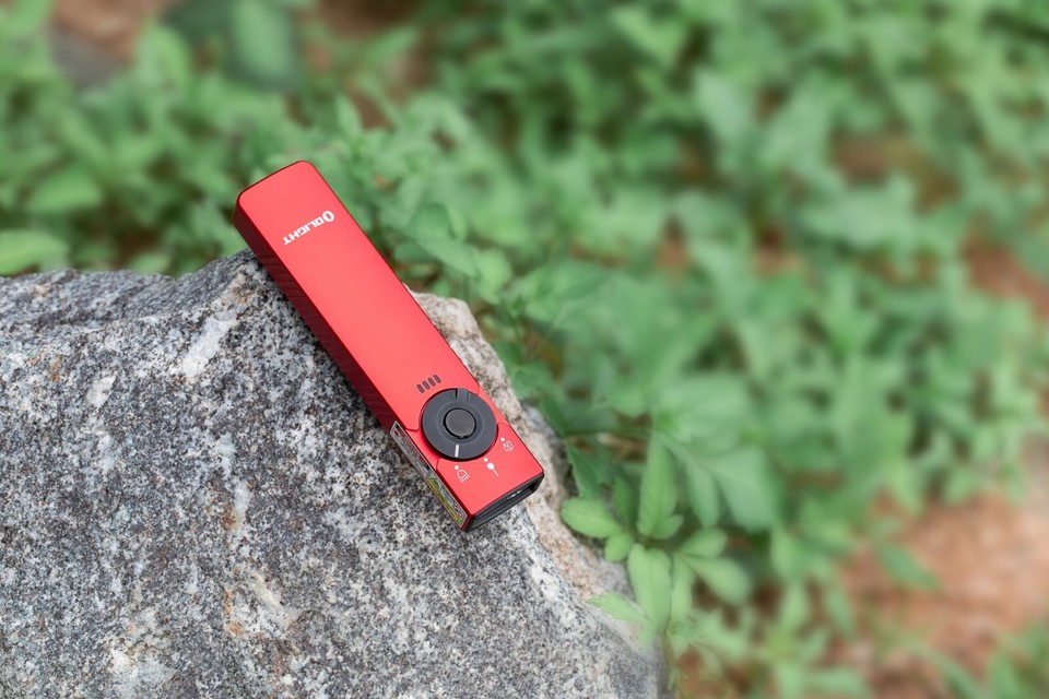Olight Arkfeld Pro Red CW Flat EDC Flashlight, LED Light/Green Beam/UV ...