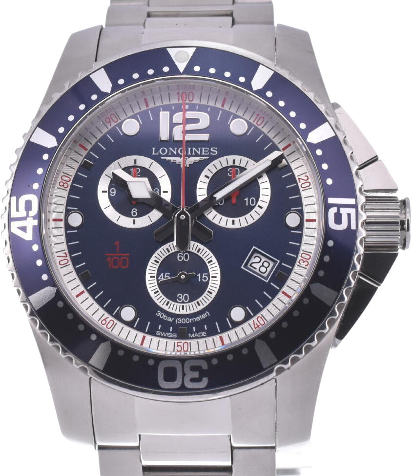 Longines HydroConquest Blue Men's Watch - L3.843.4 for sale online | eBay