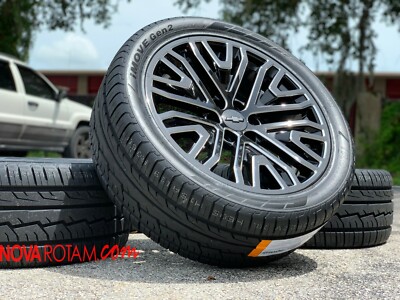 Black Chevy Silverado Wheels Rims Tires 2022 2021 2020 2019 2018 2017 ...