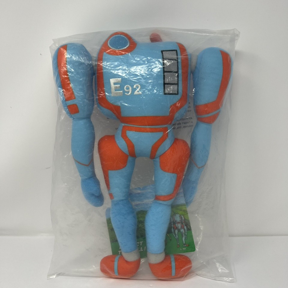 Eden E92 Authentic Netflix Collectible Blue & Orange Robot Plush ...