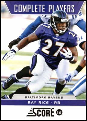 2012 Score Complete Players #7 Ray Rice Ravens Football Card | eBay