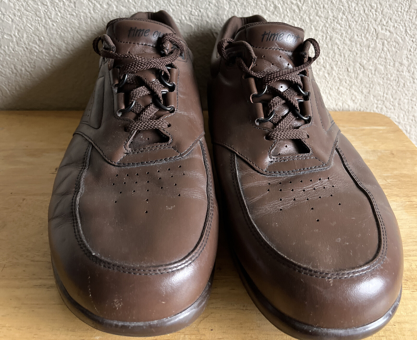 SAS Time Out Mens Brown Leather Tripad Comfort Walking Shoes Made In ...