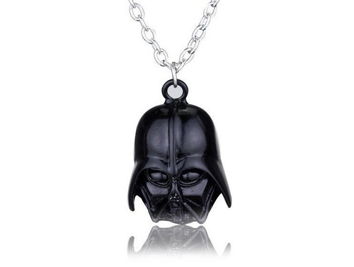 Darth Vader Necklace. Black Star Wars Pendant. Anakin Skywalker Chain ...