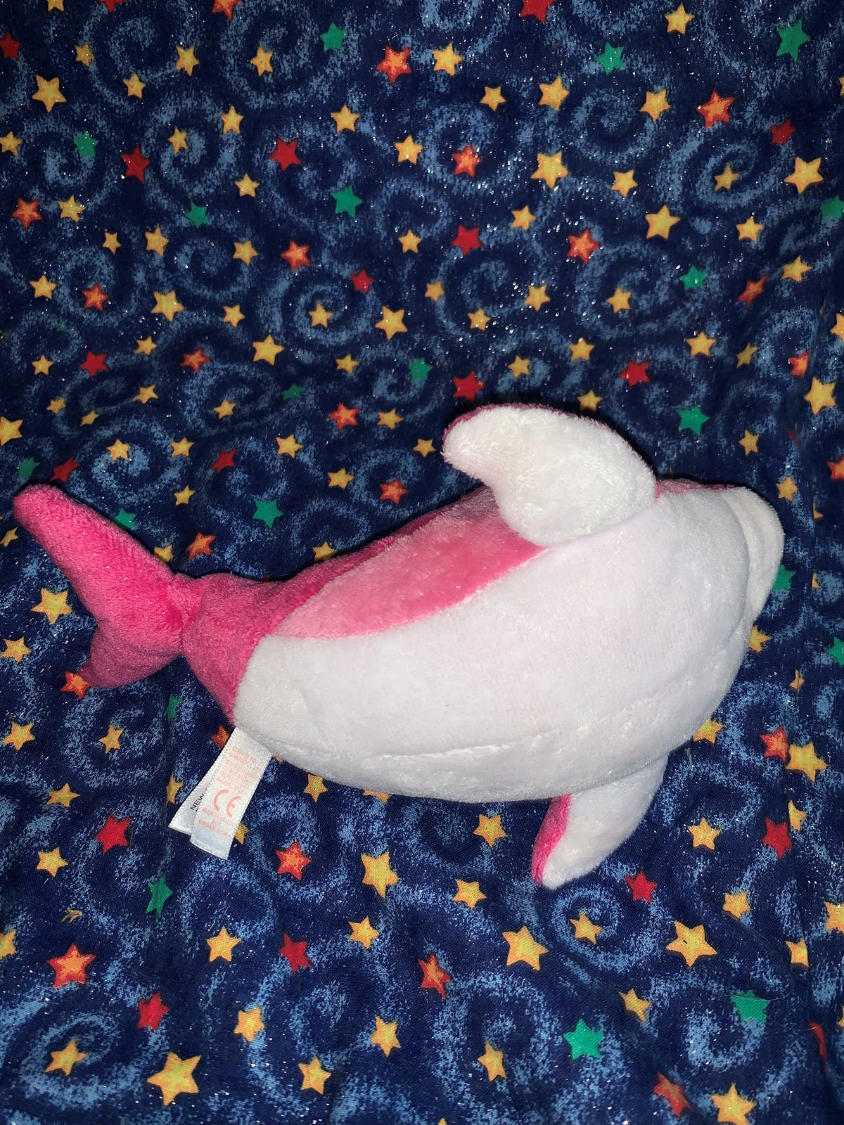 Ty Beanie Boos SURF the Dolphin 8" Beanbag Plush Stuffed Toy w/ Glitter ...