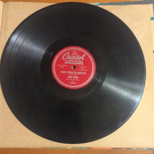 Cowboy Hit Parade 78 RPM Record Set Capitol AD-55 Merle Travis Tex ...