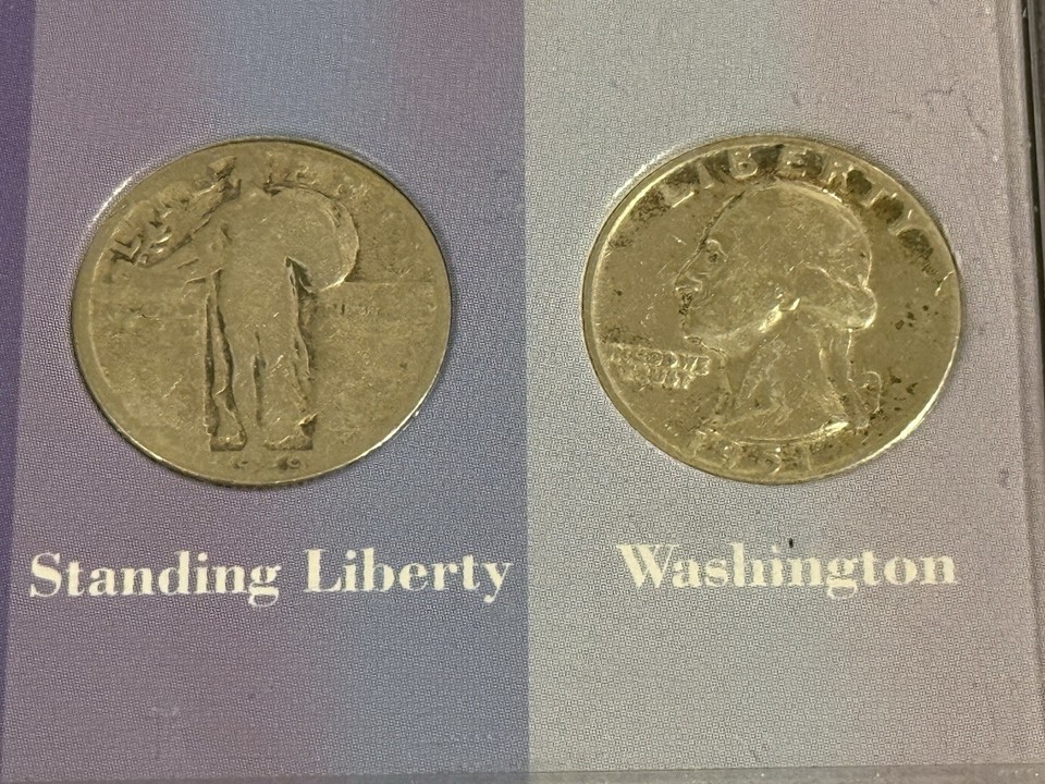 America’s Last 3 Silver Quarters Set – Barber, Standing Liberty ...