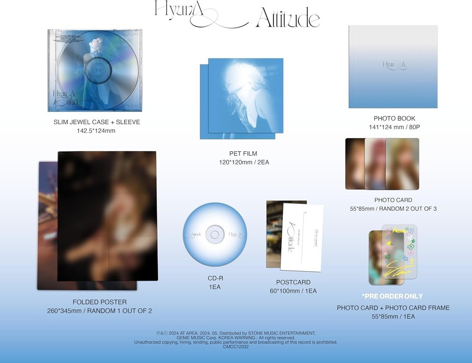 Hyuna Attitude (CD) 8809704428231 | eBay