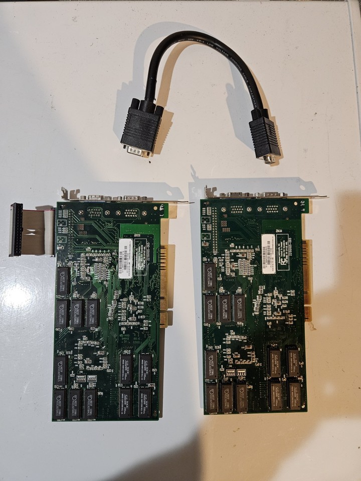 2 Diamond Monster 3D II PCI 3Dfx Voodoo2 PCI 3D Video Accelerator Cards + Cable | eBay