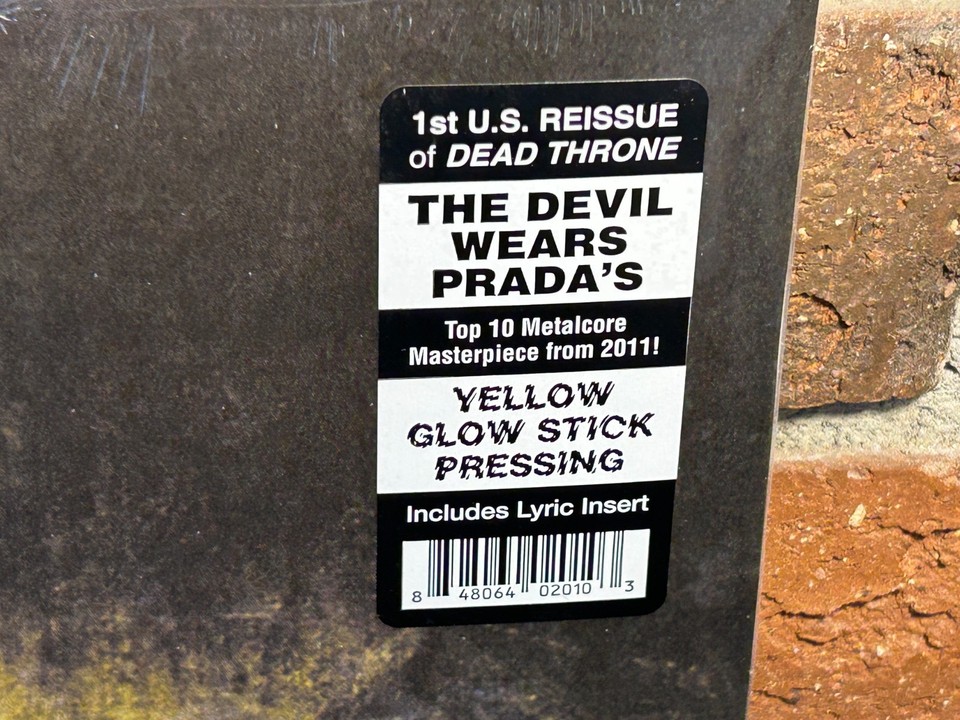 THE DEVIL WEARS PRADA - Dead Throne, Ltd GLOW STICK COLOR VINYL LP ...