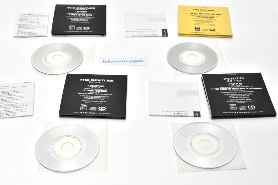The Beatles CD Singles Collection mini CD 22Discs Japan edition EMI ...