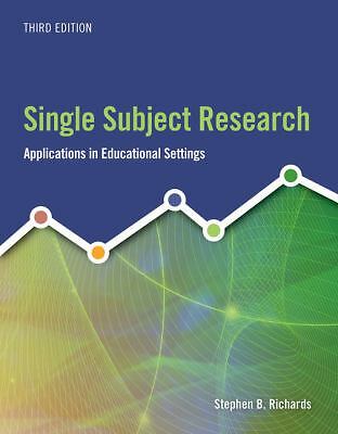 Single Subject Research : Applications in Educational and Clinical ...