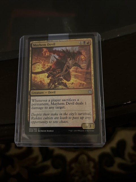 MTG Mayhem Devil War of the Spark 204/264 Regular Uncommon for sale ...