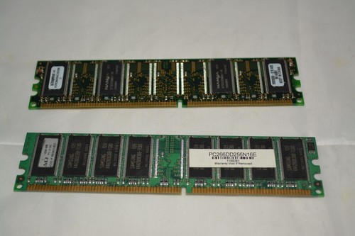 DDR266 512MB RAM Kingston KVR266X64C25/256 Samsung PC266DD256N16E 256MB ...