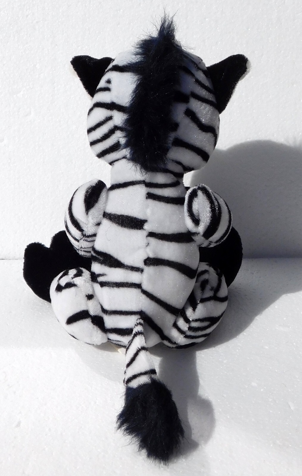 GOFFA Plush Zebra Sitting White Nose 7" Soft Cuddly | eBay