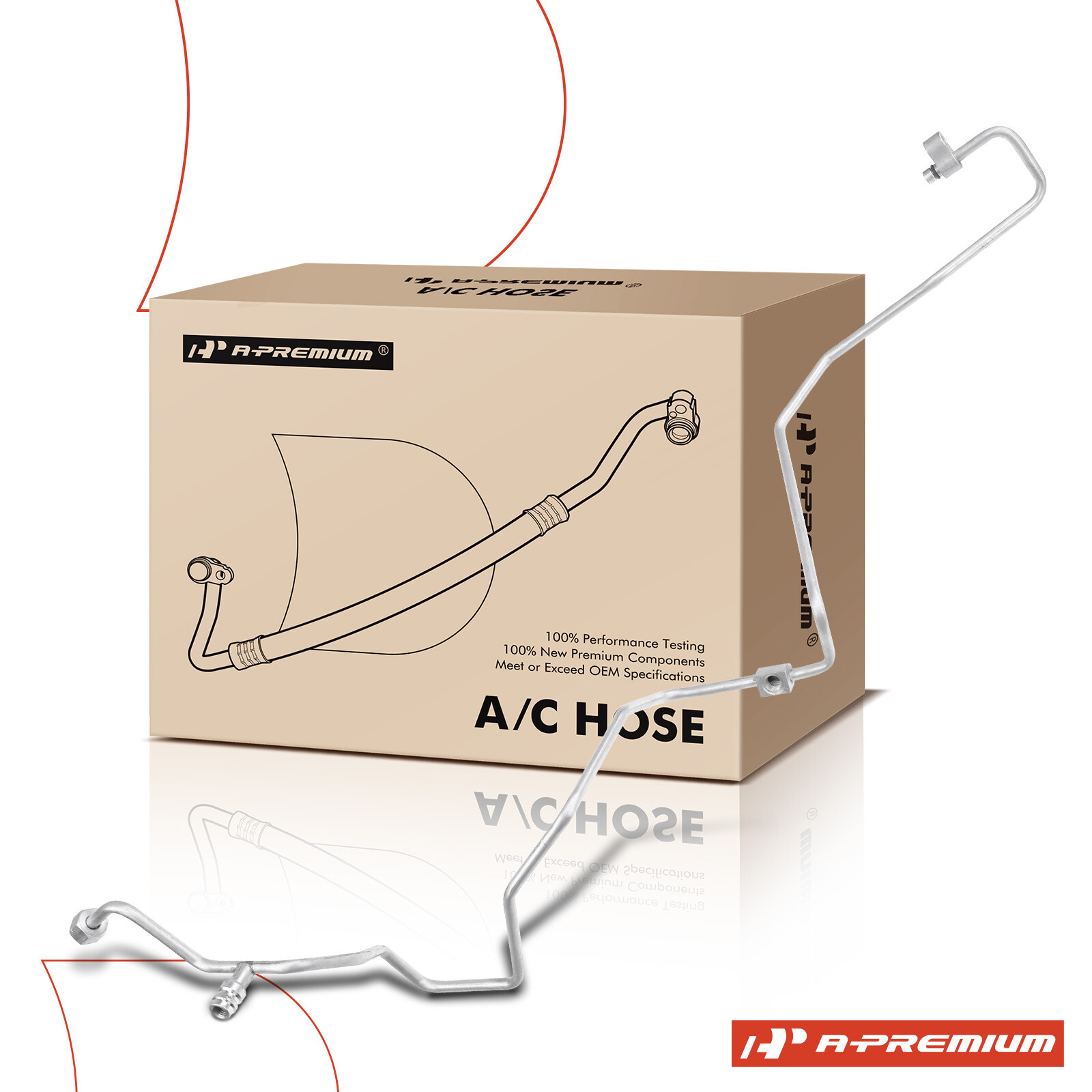 A/C Refrigerant Liquid Line Assembly W/o Orifice Tube for Honda Civic ...