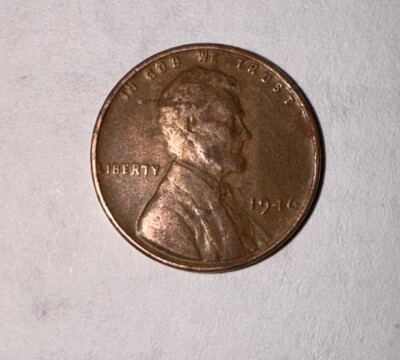 1946 wheat penny no mint mark Extremely Rare Error on the rim "L" in ...