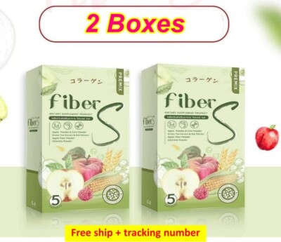 2X Fiber S Premix Drink Powder Prebiotic Reduce Belly Healthy Weight ...