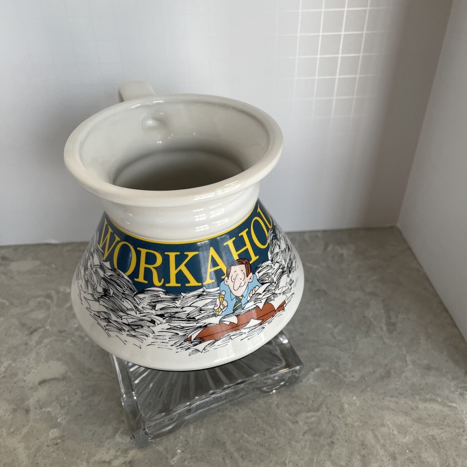 No Spill Slip Workaholic Coffee Mug Untippable | eBay
