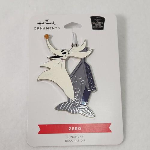 Hallmark Disney The Nightmare Before Christmas Zero Flat Metal Ornament ...
