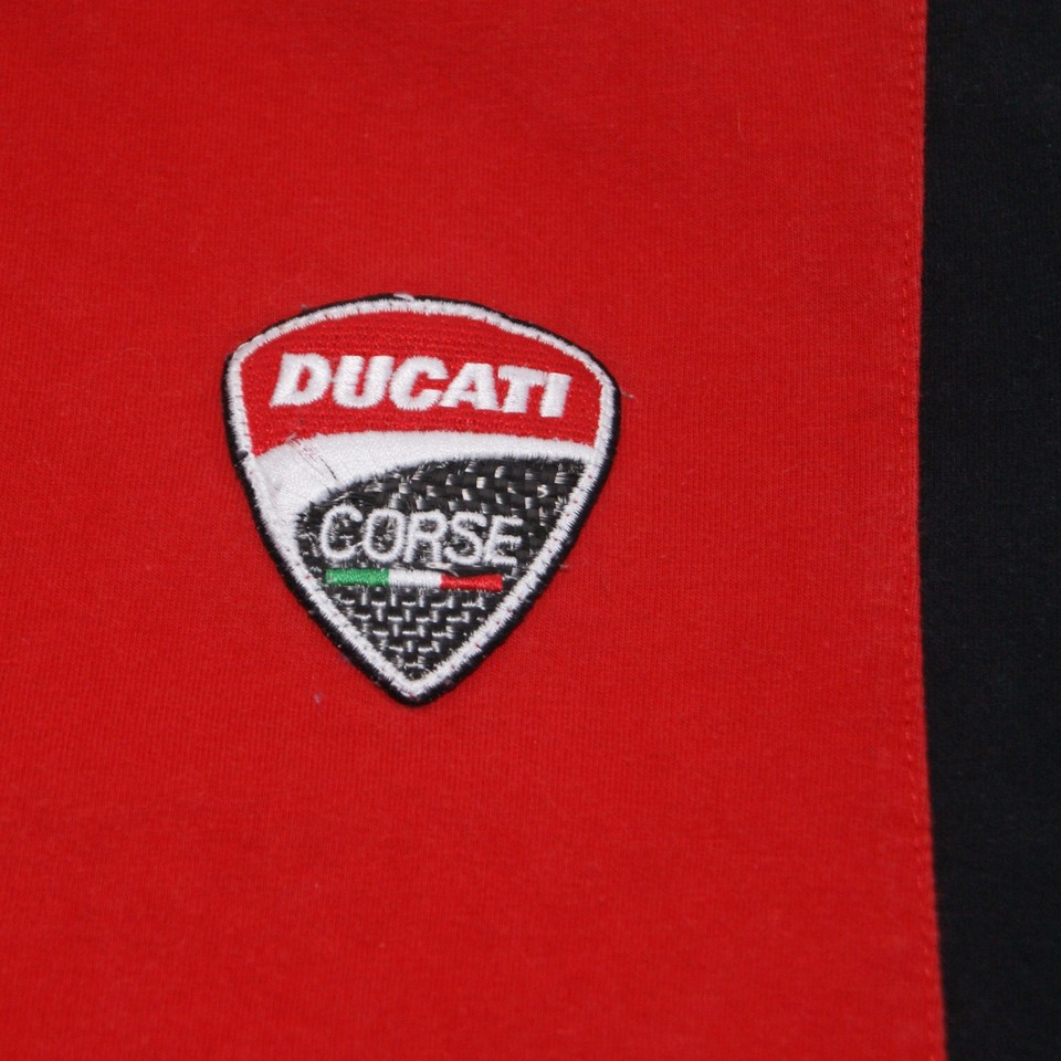 Ducati Corse Men’s Racing Shirt Mens Large Motorcycle Red & White Logo ...