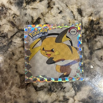 Vintage Holographic Foil Pokemon Sticker Pr40 Raichu | eBay