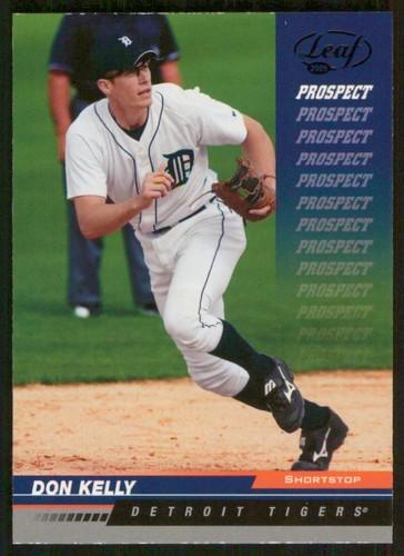 2005 Leaf Black Don Kelly RC #214 Detroit Tigers | eBay