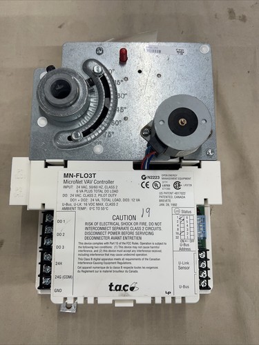 INVENSYS MN-FLO3T / MNFLO3T MicroNet Variable Air Volume Controller ...