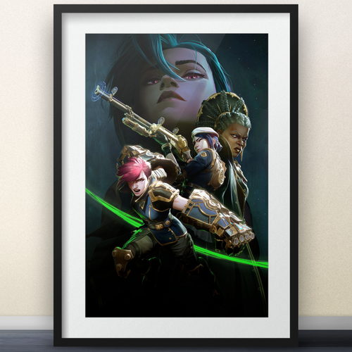 Arcane Act 1 Poster 11x17 (No Logo) - League Of Legends videogames ...