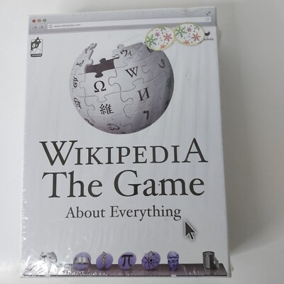 Wikipedia The Game About Everything Wiki Topic Trivia Brand New Sealed ...