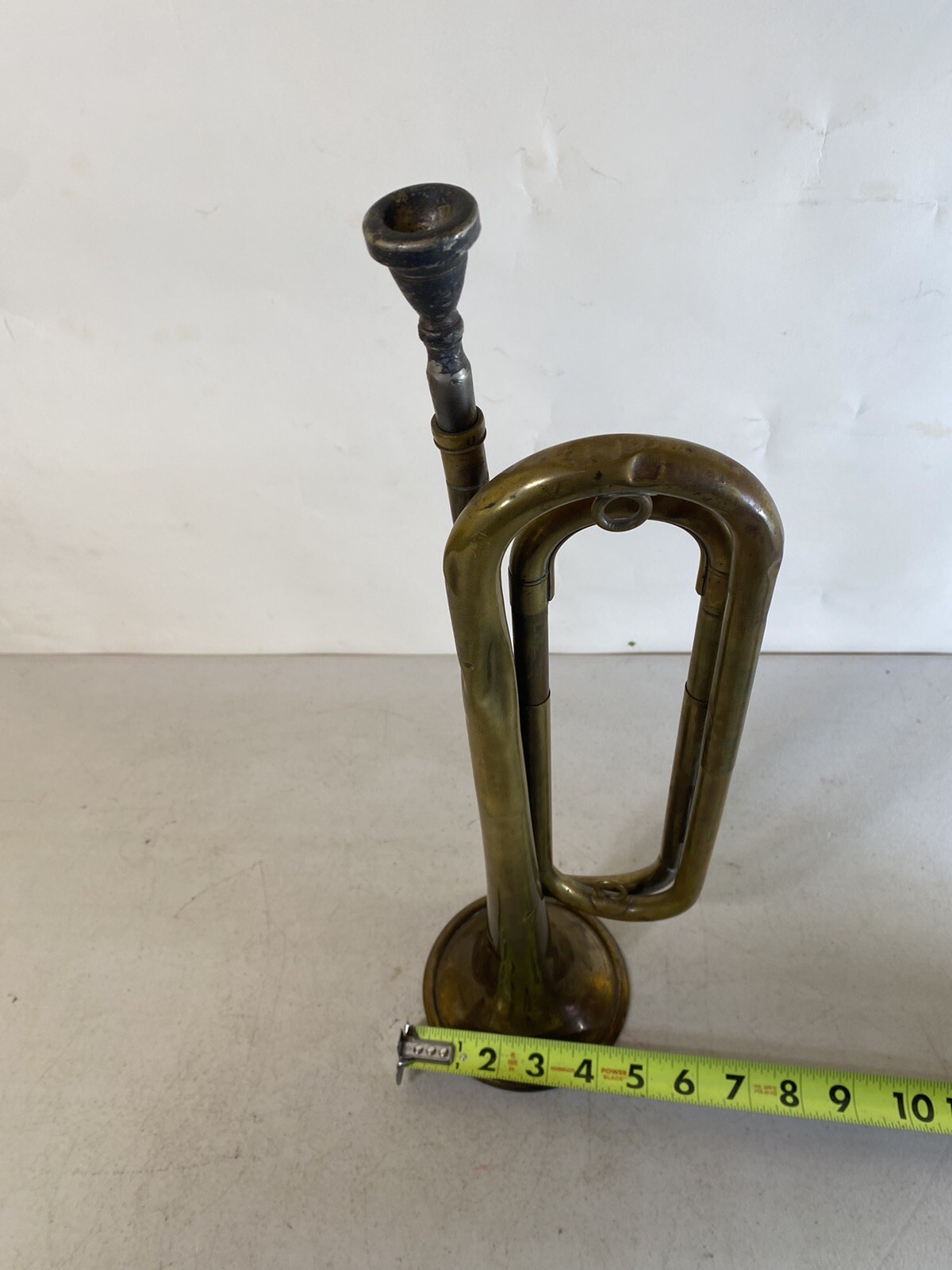 WW1 Abbott US U.S. bugle field Trumpet horn regulation Antique 6D84 | eBay